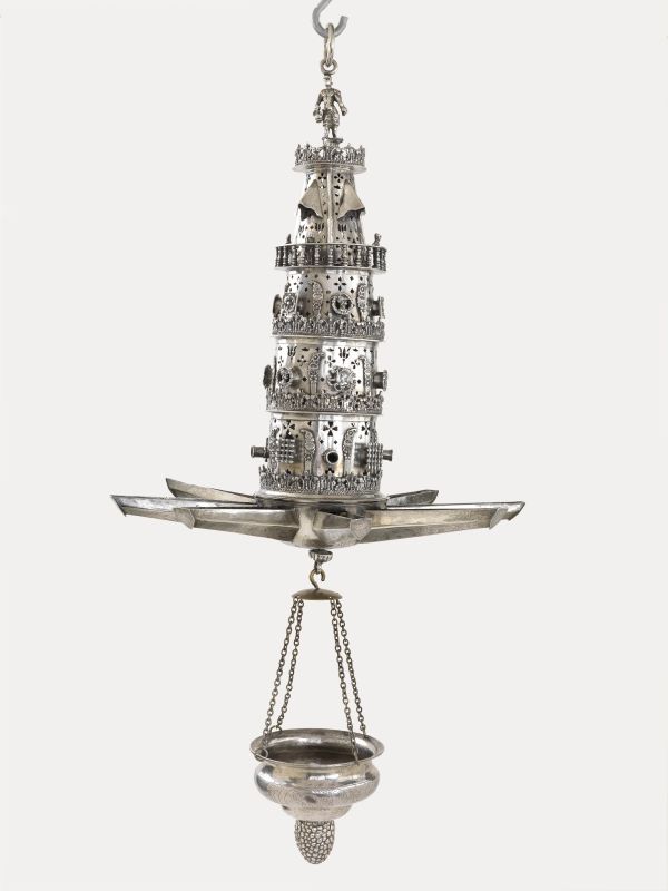 Hanging Sabbath lamp (Judenstern) | The Israel Museum, Jerusalem