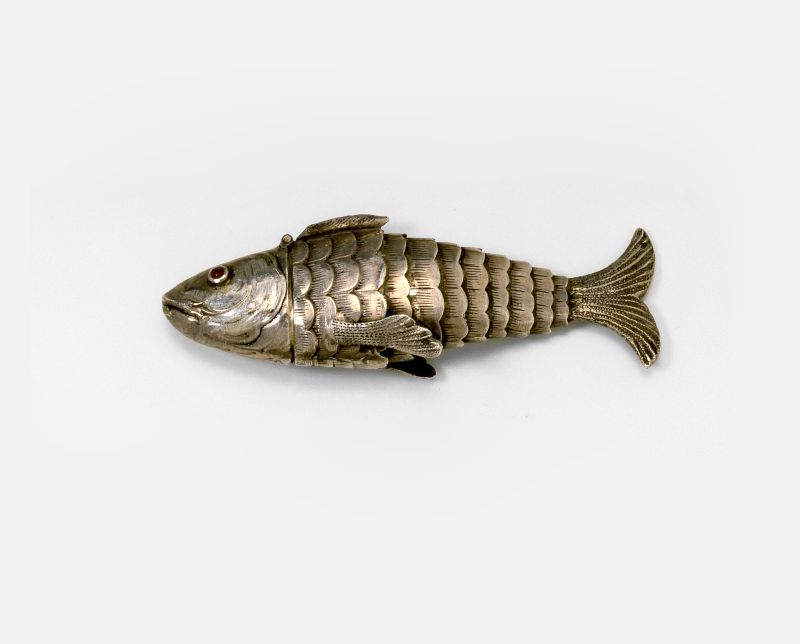 Fish-shaped spicebox | The Israel Museum, Jerusalem
