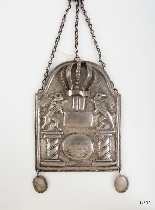 Hanukkah lamp adorned with Stars of David and hamsas | The Israel ...