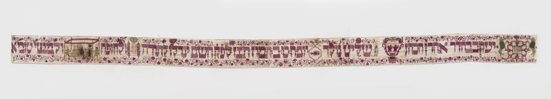 Torah binder (wimpel) of Jacob, son of Aaron HaCohen | The Israel ...