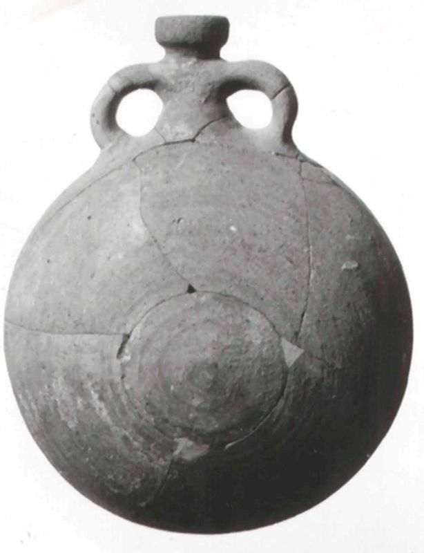 Funerary gift: pilgrim flask | The Israel Museum, Jerusalem