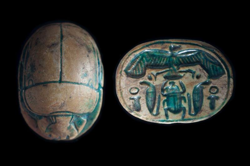 Royal-name scarab of Maaibre (Sheshi) | The Israel Museum, Jerusalem