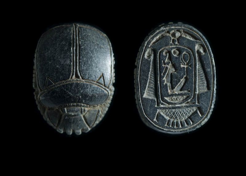 Royal-name scarab of Amenhotep III | The Israel Museum, Jerusalem