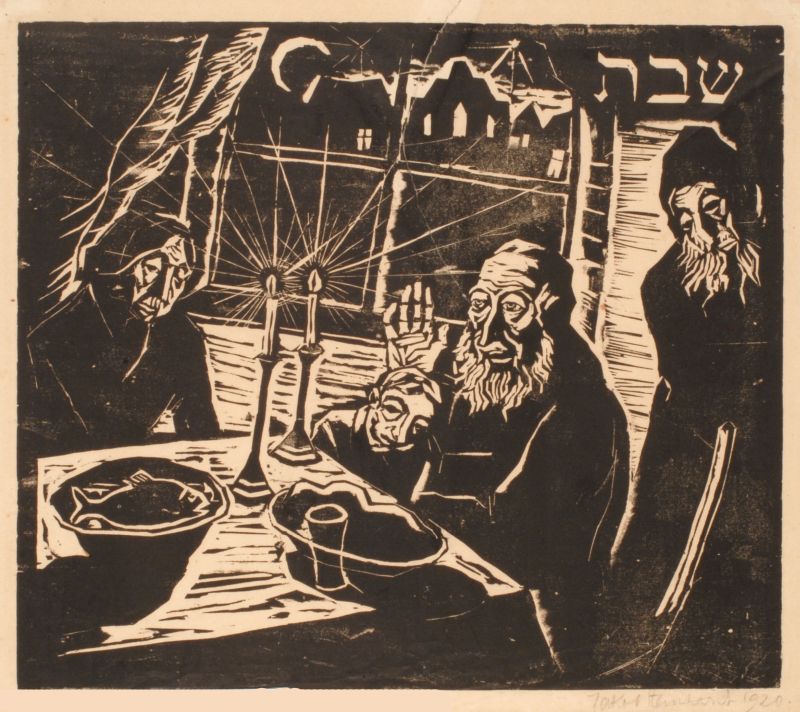 Sabbath Eve, illustration to Jewish Motifs (portfolio), Gurlitt Verlag ...