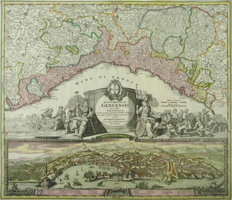 A Map of the Republic of Genoa (Status Republica Genuesis) | The Israel ...
