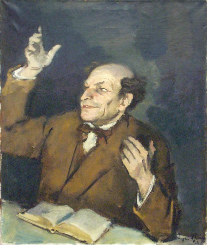 Ludwig Hardt Reading Heine | The Israel Museum, Jerusalem