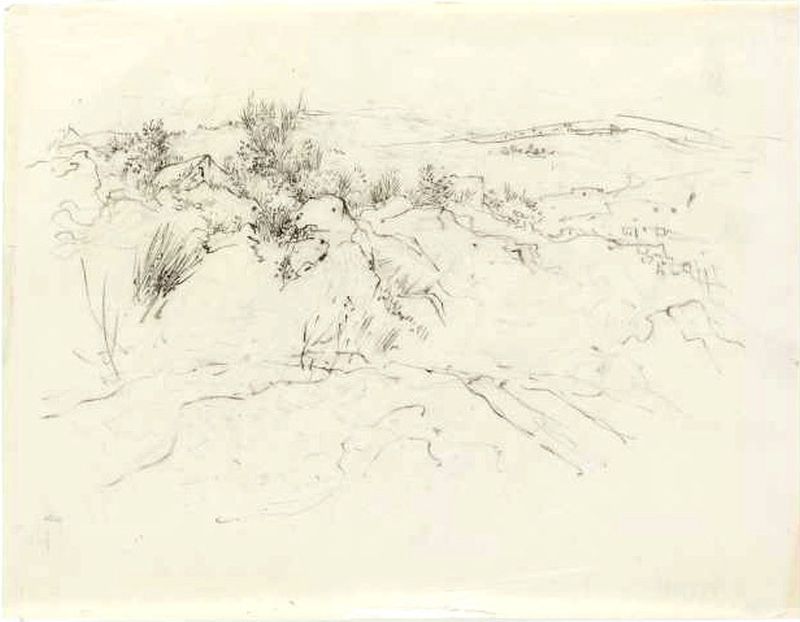 Village on a Rocky Hill | The Israel Museum, Jerusalem