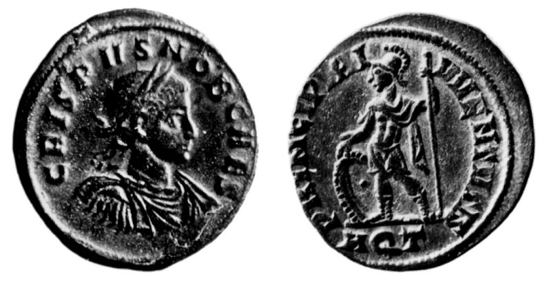 Roman Imperial coin of Crispus | The Israel Museum, Jerusalem