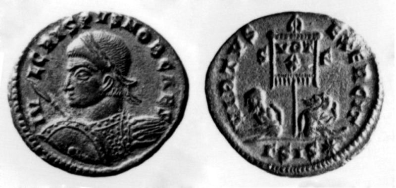 Roman Imperial coin of Crispus | The Israel Museum, Jerusalem