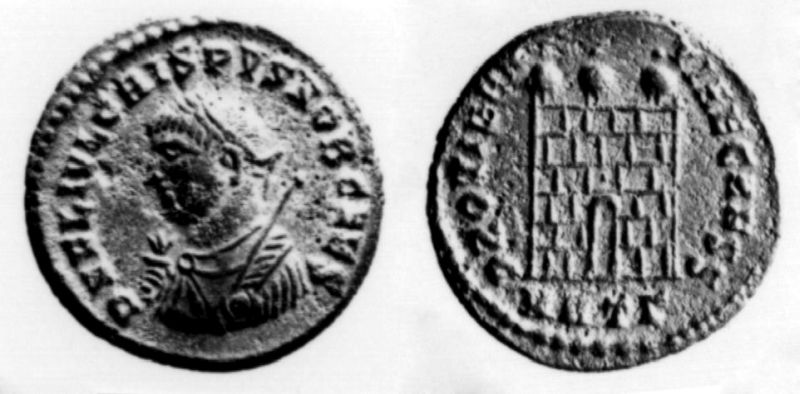 Roman Imperial coin of Crispus | The Israel Museum, Jerusalem
