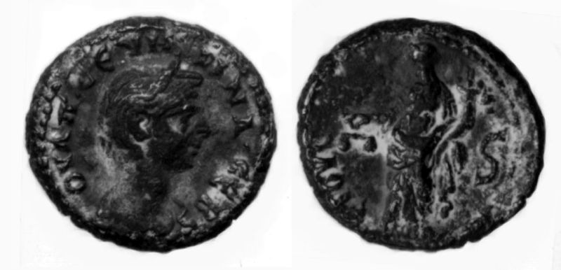 Roman Provincial coin of Severina | The Israel Museum, Jerusalem