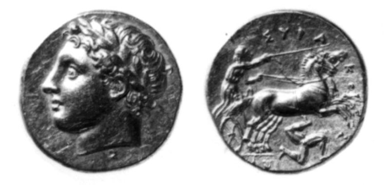 Greek coin of Agathokles | The Israel Museum, Jerusalem