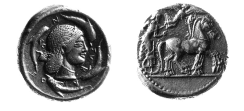 Greek coin of Gelon I | The Israel Museum, Jerusalem