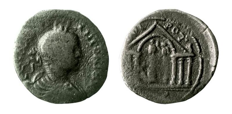 Roman Provincial coin of Caracalla | The Israel Museum, Jerusalem