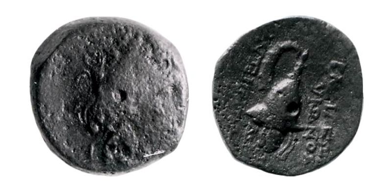 Greek (Seleucid) coin of Tryphon | The Israel Museum, Jerusalem