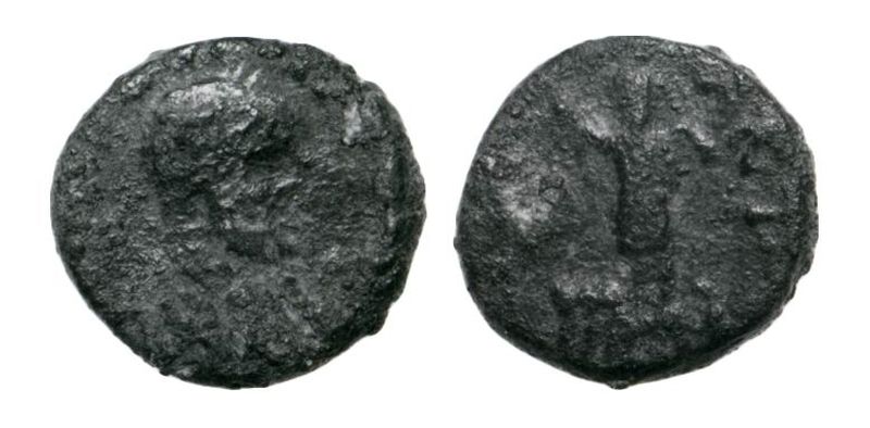 Roman Provincial coin of Macrinus(?) | The Israel Museum, Jerusalem