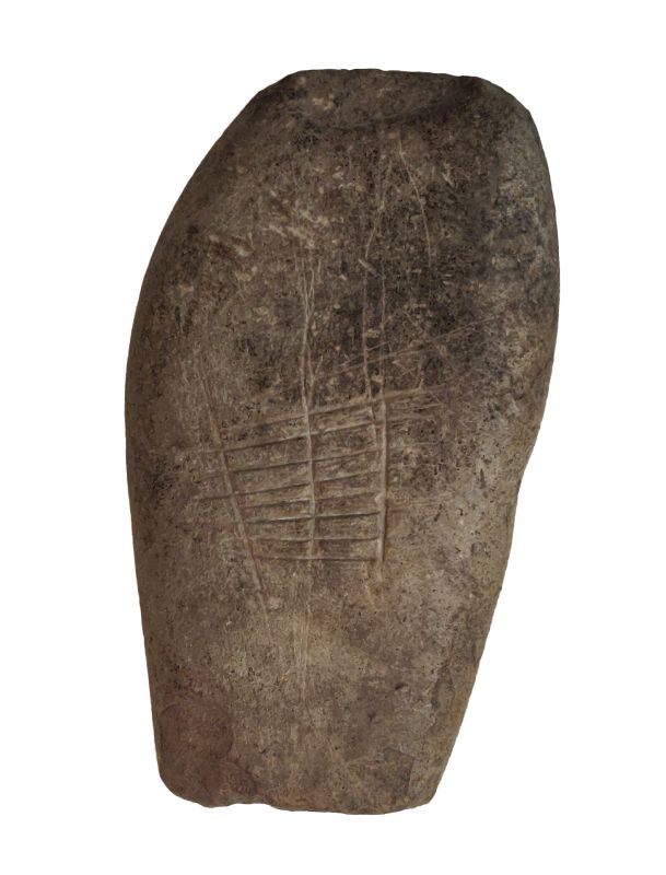 Engraved pebble | The Israel Museum, Jerusalem