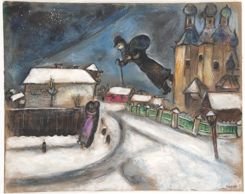 Over Vitebsk | The Israel Museum, Jerusalem