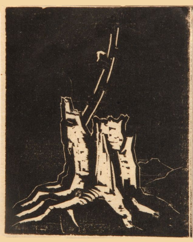 Ex Libris of Haim Arlozorov, first state | The Israel Museum, Jerusalem